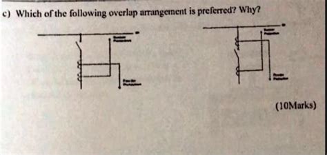 Solved C Which Of The Following Overlap Arrangement Is Chegg