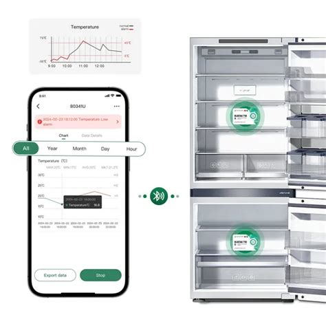 Bluetooth Temperature Recorder Bluetag T10 Cold Chain Solution Data Logger Device Wireless