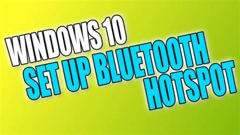 How To Share Your Internet Over Bluetooth In Windows 10 ComputerSluggish