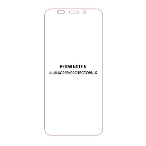 Redmi Note Hydrogel Protector Screen Back Protection ScreenProtectors Lk