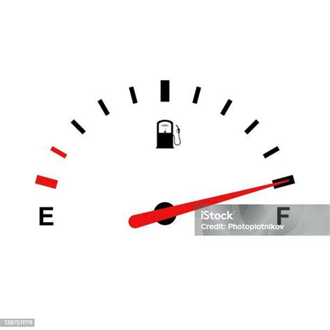 가스 가솔린 가솔린 디젤 레벨 카운트에 대한 연료 지표 연료 게이지 저울 아이콘 연료 소비를 측정하고 가스 탱크의 충만함을 제어하기 위한 자동차 게이지 성능 측정 벡터