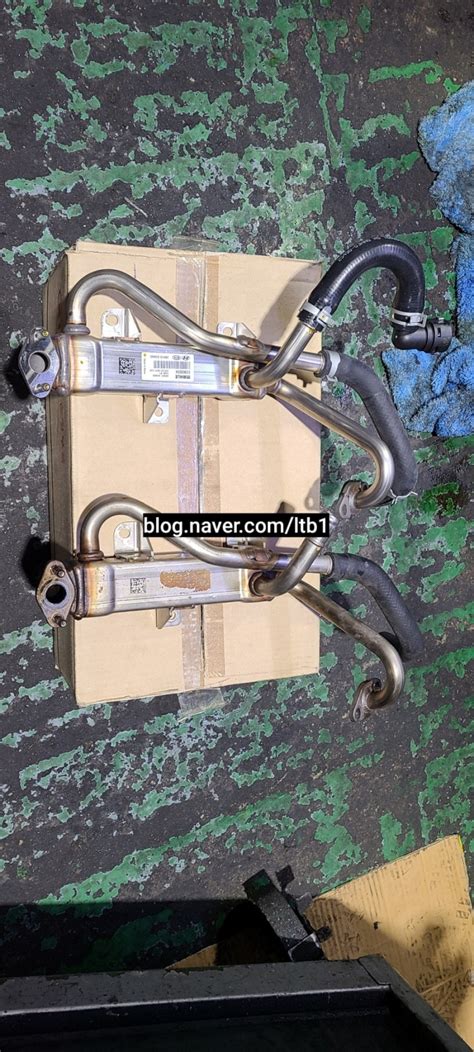 기아 니로하이브리드 냉각수증발 헤드교환촉매교환egr쿨러교환산소센서교환 작업 네이버 블로그