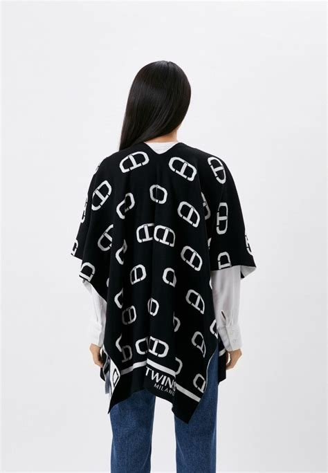 Накидка Twinset Milano, цвет: черный, RTLABX820201 — купить в интернет ...