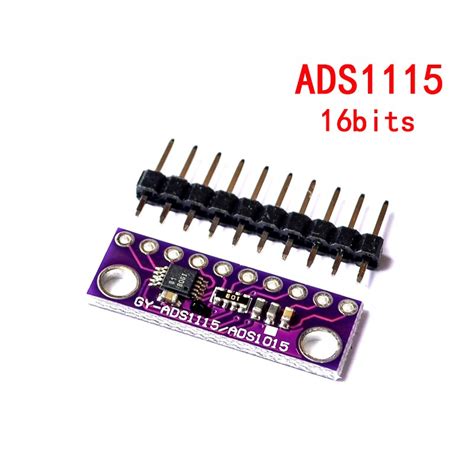 16 Bit I2C ADS1115 ADS1015 Module ADC 4 Channel With Pro Gain Amplifier 2 0V To 5 5V For Arduino