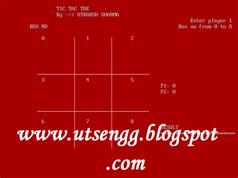 tic tac toe game 6 cg in c project c and c project in c language project in c
