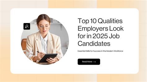 Top 10 Qualities Employers Look For In 2025 Job Candidates