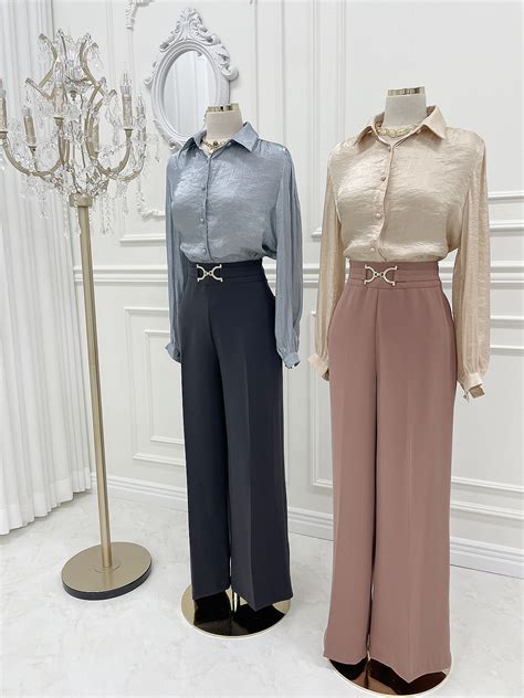 휘몽 버클 라이닝 하이 롱슬랙스