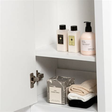 Montrose 400mm White Cloakroom Vanity Unit With Brushed Brass Handle