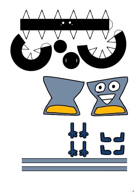 Papercraft Of Daddy Long Legs And Hourglass In 2024 Cat Template Paper Crafts Paper Dolls