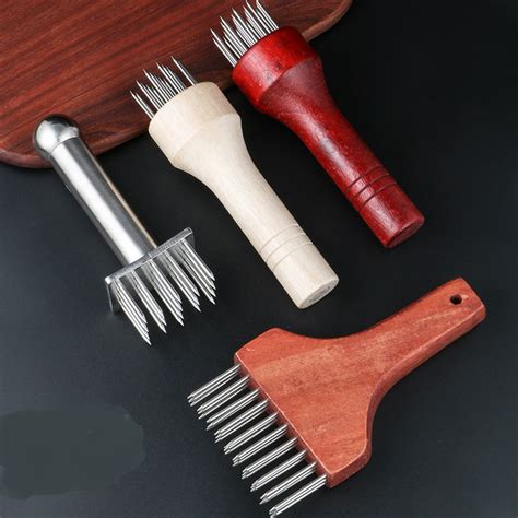 Badu Bg Игла за пробиване на пържола вложка за месо от неръждаема стомана за кухненски