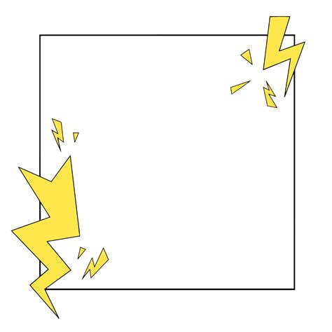 Free Lightning Border Vector Template To Edit Online