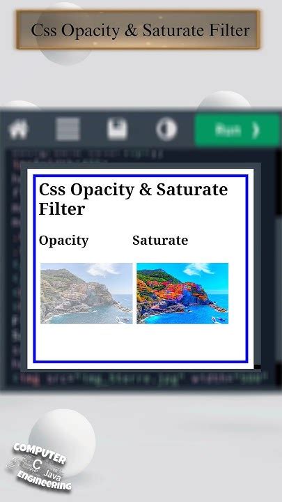 𝐂𝐬𝐬 𝐎𝐩𝐚𝐜𝐢𝐭𝐲 And 𝐒𝐚𝐭𝐮𝐫𝐚𝐭𝐞 𝐅𝐢𝐥𝐭𝐞𝐫 Css Opacity Saturate Filter Image