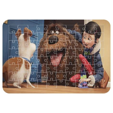 قیمت و خرید پازل 54 تکه اطلس آبی کارتون زندگی مخفی حیوانات خانگی مدل P1956