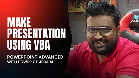 Effortless Powerpoint Presentations With Vba And Jeda Ai Youtube