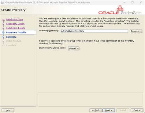 Oracle Goldengate Veridata 23c Installation Oracle Scn