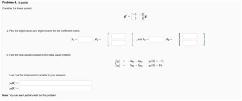 Solved Problem 4 1 ﻿pointconsider The Linear