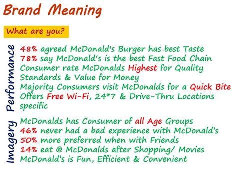 Cbbe Model Mc Donalds Pptx