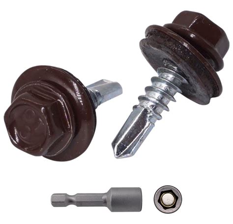 Skirco 200 Pz Viti Per Tetti 4 8 X 28 Mm Viti Autoperforanti