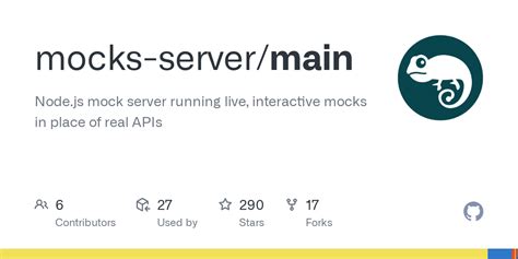 Github Mocks Servermain Nodejs Mock Server Running Live