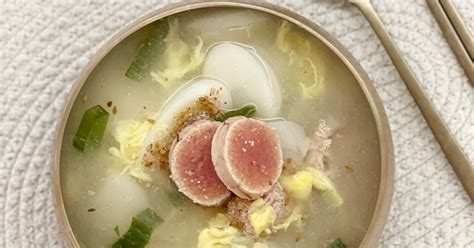 명란 떡국 새해 떡국레시피 명란젓요리