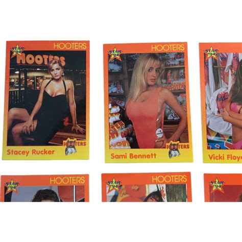 Hooters Girls Calendar Trading Collector Cards 1994 Rare Hootrsnhose