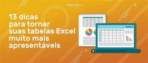 13 dicas excel aquarela