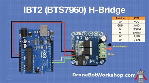 Driving Dc Motors With Microcontrollers Dronebot Workshop