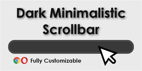 Github Pabli24dmscrollbar Dark Minimalistic Scrollbar For Webkit Based Browsers