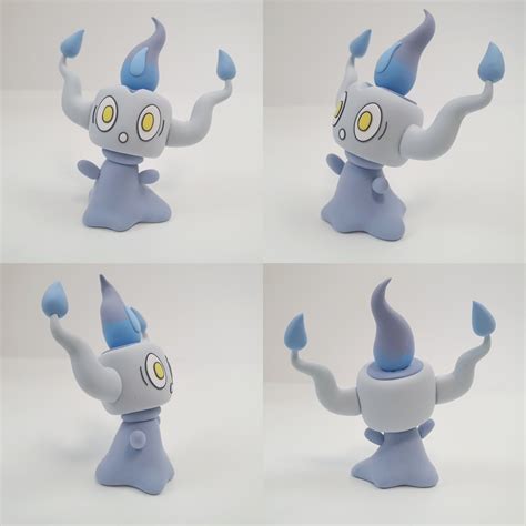 I Made Phantump Litwick Fusion Clayart Pokemon