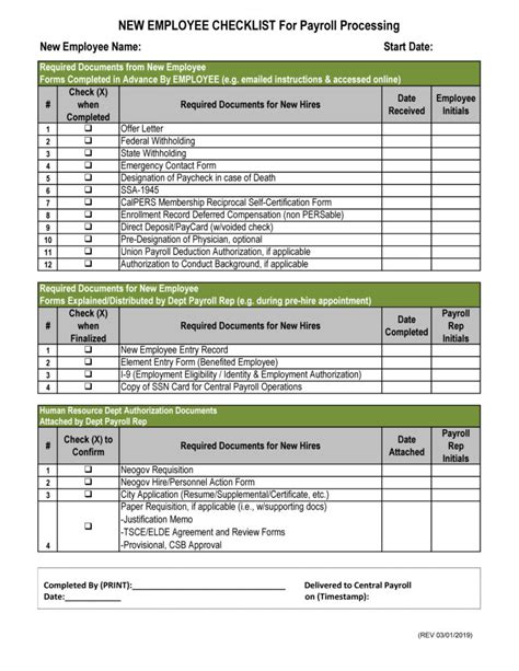 Payroll Checklist Detail Guide Download Free Templates In 2023