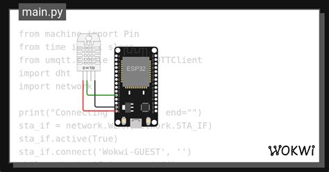 Dht Mqtt Publish Wokwi ESP STM Arduino Simulator