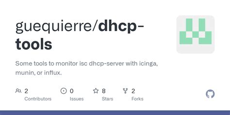 GitHub Guequierre Dhcp Tools Some Tools To Monitor Isc Dhcp Server With Icinga Munin Or Influx