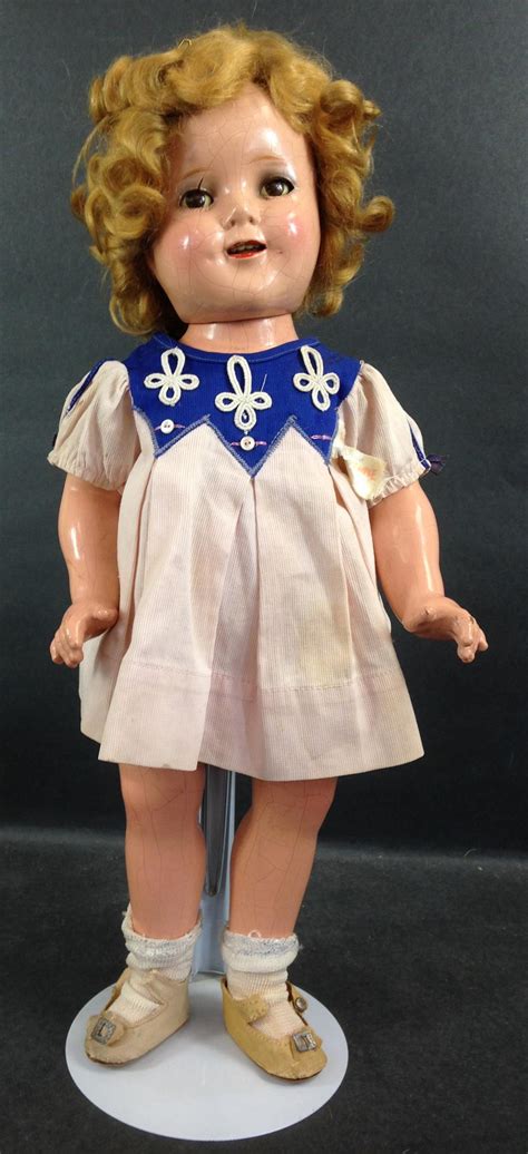 Lot 18 Ideal Composition Shirley Temple Doll Original Mohair Wig Sleep Eyes Open Mouth