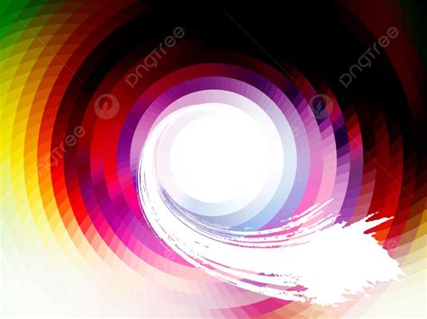 Vector Composition With Grid Background Pattern Radial Brush