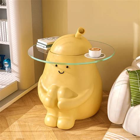 커피 테이블 포옹 배 사랑스러운 소파 코너 테이블 거실 침대 옆 가구 장식 바닥 장식품 큰 트레이 홈 데코 Aliexpress