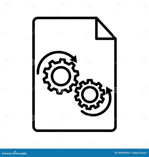 Technical Documentation Icon Vector Manual Illustration Sign