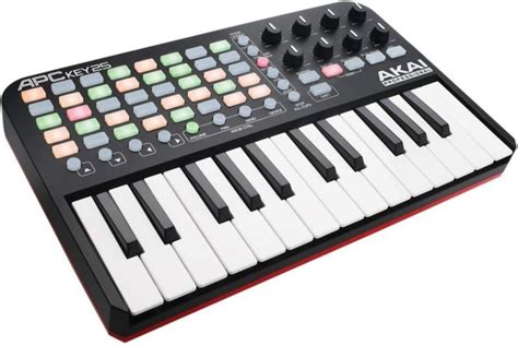 Akai Professional Apc Key 25 Usb Midi Keyboard Controller For Ableton Live With 25 Piano Style