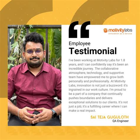 Motivity Labs Inc On Linkedin Employeetestimonial Motivitylabs Mcloud Employeefeedback…
