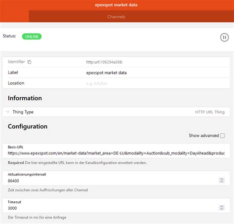 Use Case Integrating Epex Spot Market Data Into Openhab Tutorials And Examples Openhab Community
