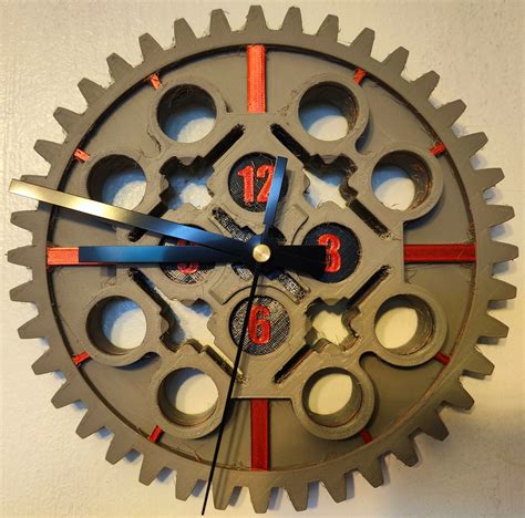 Stl File Gear Clock ⚙️・3d Print Object To Download・cults