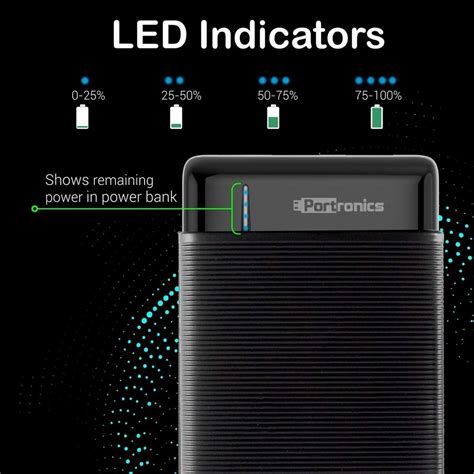 Portronics Power PRO K MAh Power Bank With Dual Output And Dual Input Fast Charging