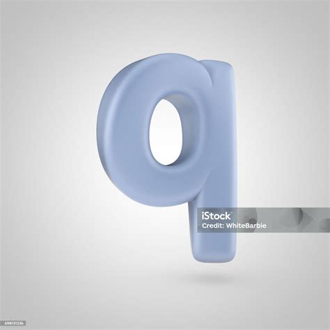 세레 색상 편지 Q 소문자 흰색 배경에 고립 0명에 대한 스톡 사진 및 기타 이미지 0명 3차원 형태 공기 주입 Istock