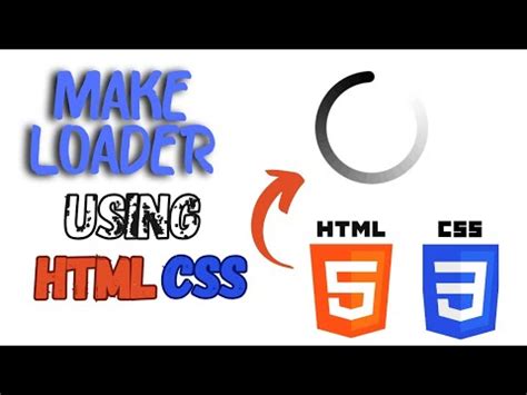 How To Make Loader In Html Css Css Loader Animation Html Css Learnwithcode102 Cssloader
