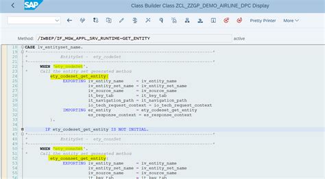 Gateway Project For Expanded Entity Set Sapcodes