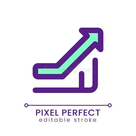 Growth Pixel Perfect RGB Color Ui Icon Stock Illustration Illustration Of Success Phone