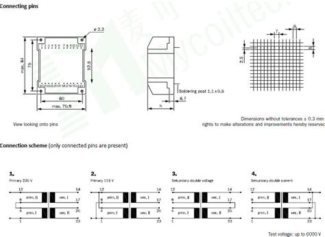 Top Selling Pcb Power Transformer Ui Series Low Frequency Encapsulated Transformer Pcb Power