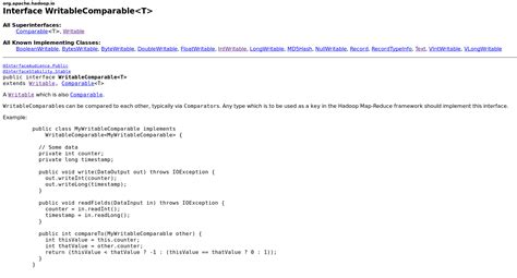 Hadoop中writablecomparable 和 Comparator 就像你一样回不来 博客园