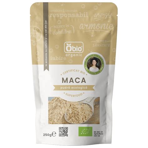Мака на прах Raw Bio Obio 250гр Emag Bg