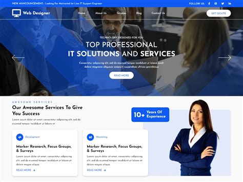 Web Designer Elementor Flexible Theme For Web Designers