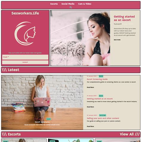 Looking For Some Feedback On My Website For Sex Workers R SexWorkers